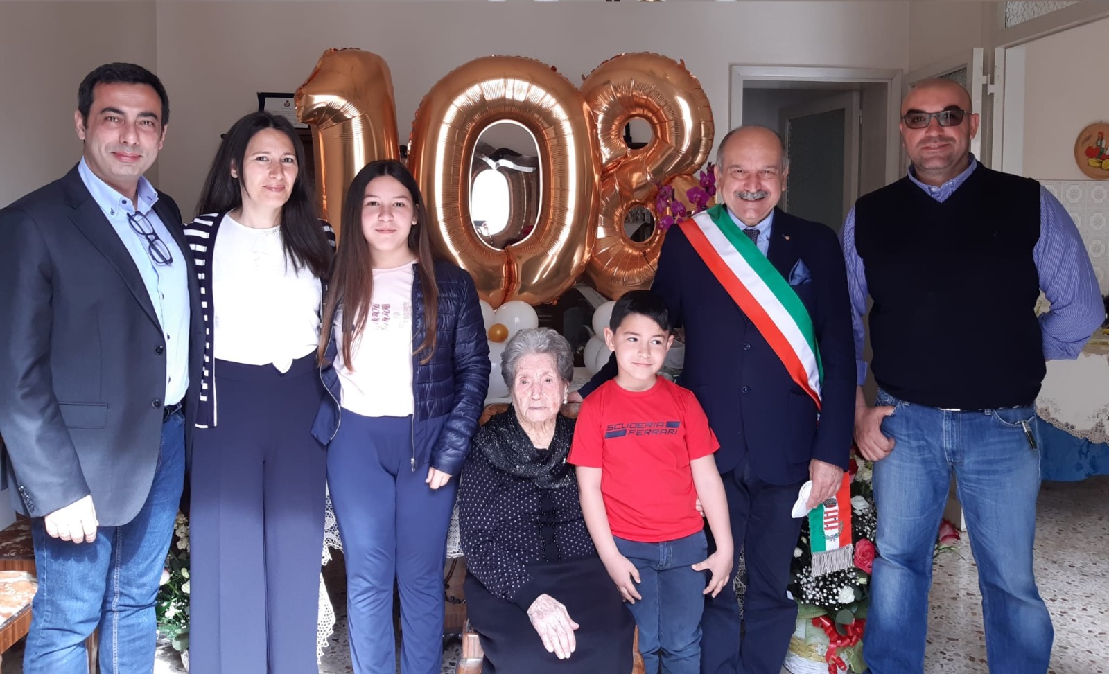 Paceco: Maria Novara festeggia la veneranda età di 108 anni