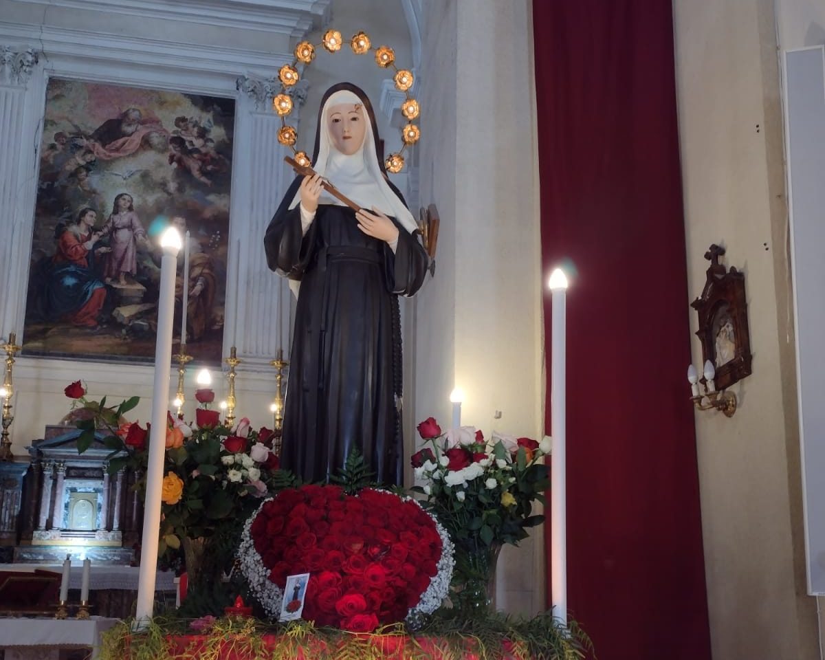 La Chiesa Santa Maria dell’Itria di Marsala celebra Santa Rita da Cascia