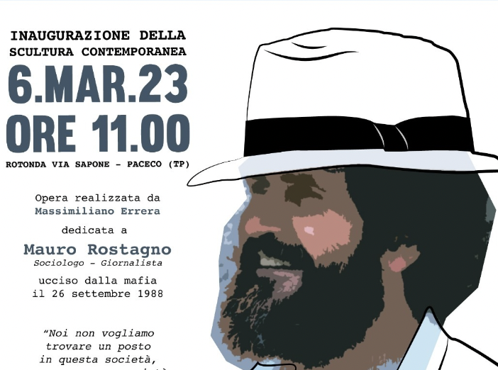 A Paceco si inaugura un monumento in memoria di Mauro Rostagno